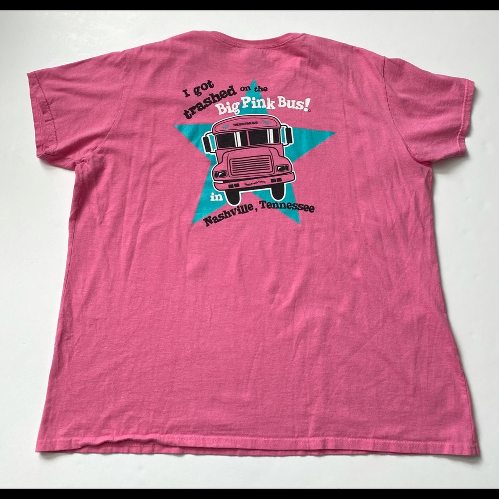 Vintage Nash Trash Tours Nashville Tennessee Pink - Gem